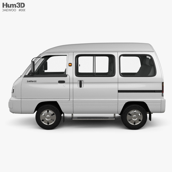 Daewoo Damas 2013 3D model - Download Van on 3DModels.org
