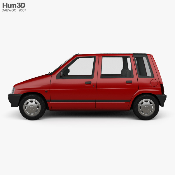 Daewoo Tico 2001 3D model - Download Hatchback on 3DModels.org