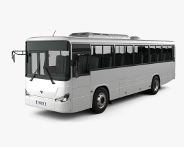 Daewoo BS106 버스 2021 3D 모델 - 다운로드 버스 켜기 3DModels.org