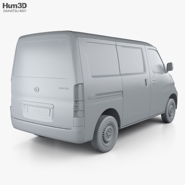 Daihatsu Gran Max Minibus 2014 3D model - Download Van on 3DModels.org