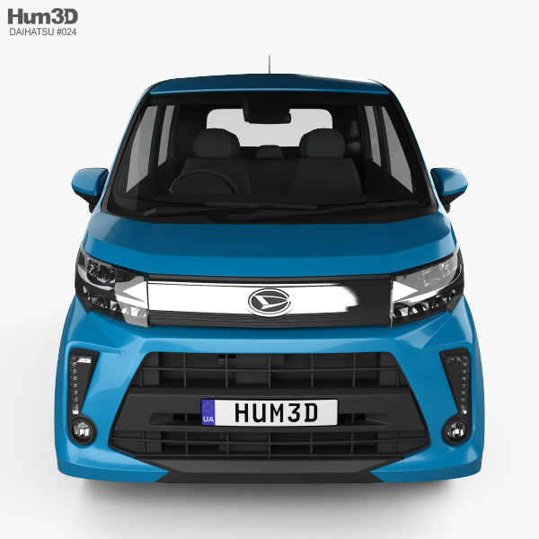 Daihatsu Move Custom RS 2020 3D model - Download Hatchback on 3DModels.org
