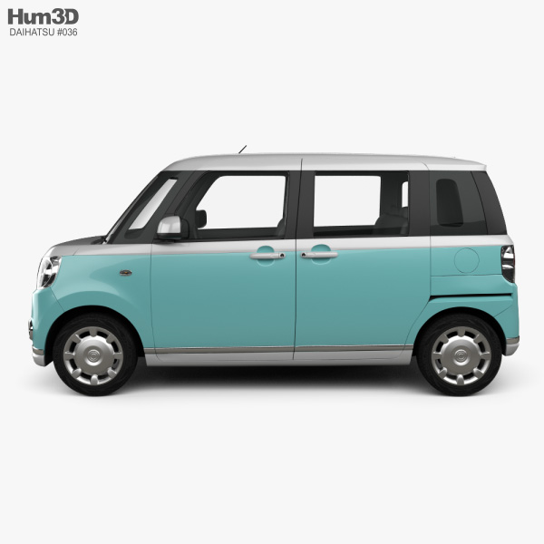 Daihatsu Move Canbus 2020 3D model - Download Hatchback on 3DModels.org