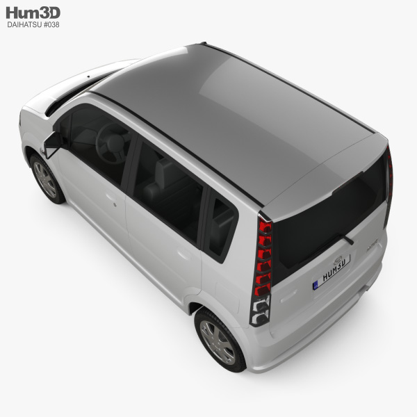 Daihatsu Move Custom 2004 3D model - Download Hatchback on 3DModels.org