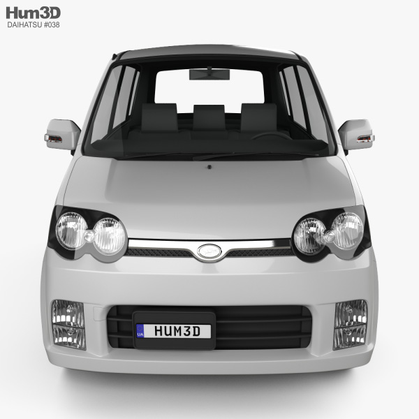 Daihatsu Move Custom 2004 3D model - Download Hatchback on 3DModels.org