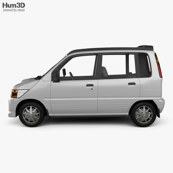 Daihatsu Move SR 1998 3D model - Download Hatchback on 3DModels.org
