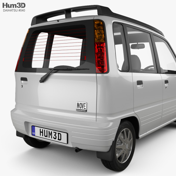 Daihatsu Move SR 1998 3D model - Download Hatchback on 3DModels.org