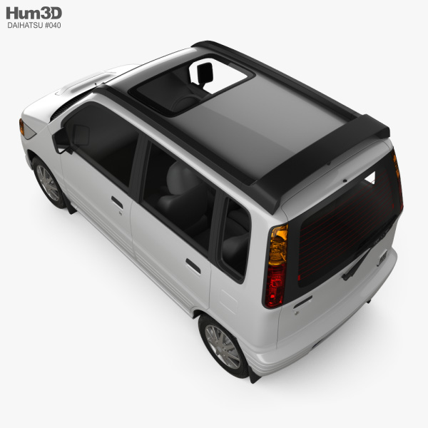 Daihatsu Move SR 1998 3D model - Download Hatchback on 3DModels.org