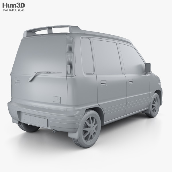 Daihatsu Move SR 1998 3D model - Download Hatchback on 3DModels.org
