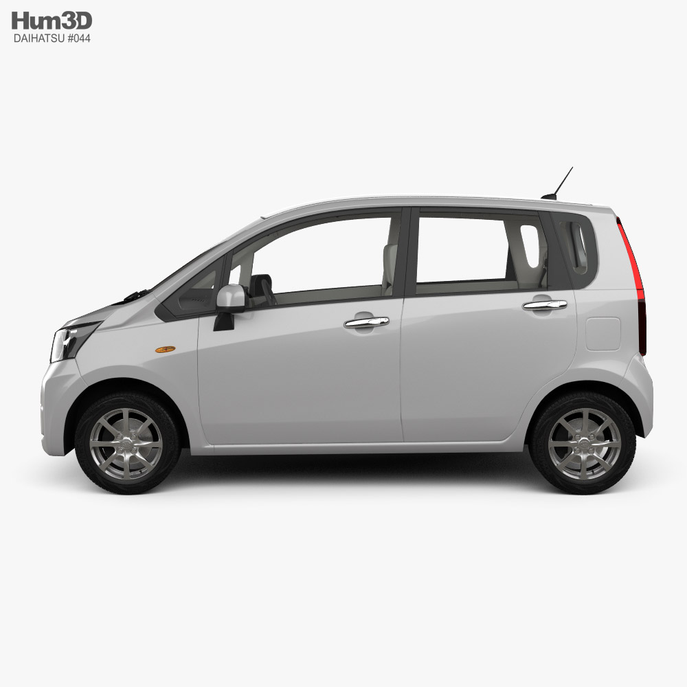 Daihatsu Move with HQ interior 2015 3D model - Download Hatchback on ...