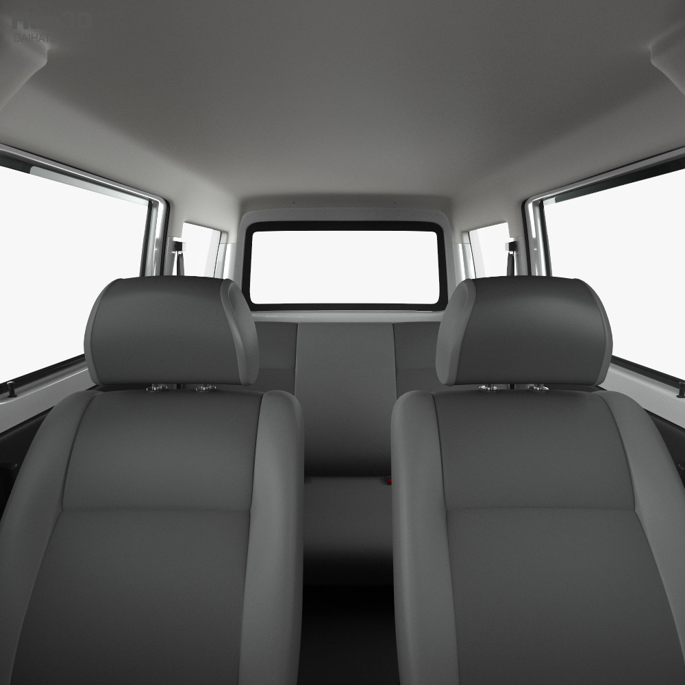 Daihatsu Gran Max Minibus with HQ interior 2015 3D model - Download Van ...