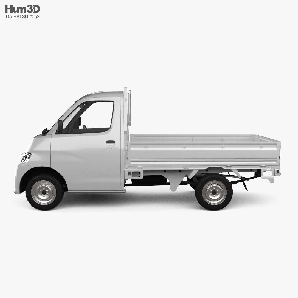 Daihatsu Gran Max Dropside 2023 3D model - Download Truck on 3DModels.org