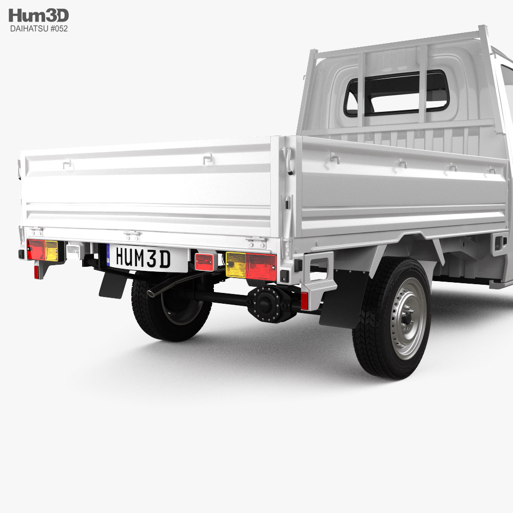 Daihatsu Gran Max Dropside 2023 3D model - Download Truck on 3DModels.org