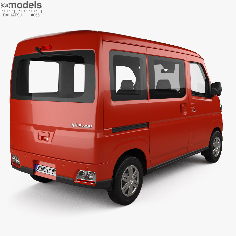 Daihatsu Atrai RS 2025 3D model - Download Van on 3DModels.org