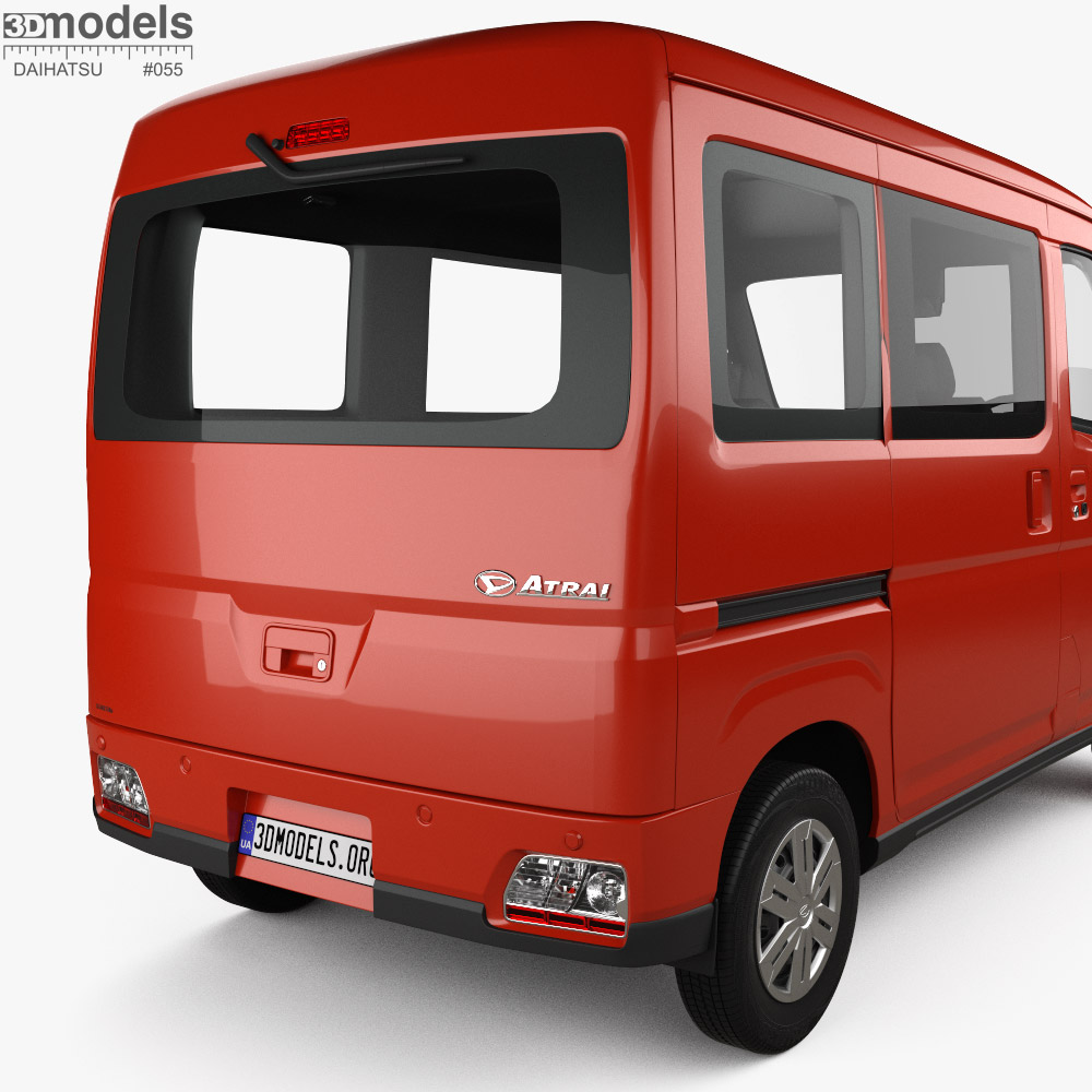 Daihatsu Atrai RS 2025 3D model - Download Van on 3DModels.org