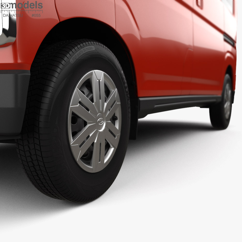 Daihatsu Atrai RS 2025 3D model - Download Van on 3DModels.org