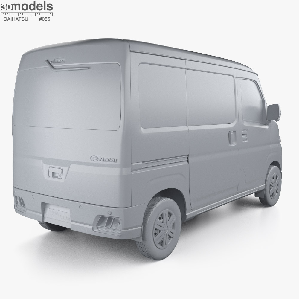 Daihatsu Atrai RS 2025 3D model - Download Van on 3DModels.org