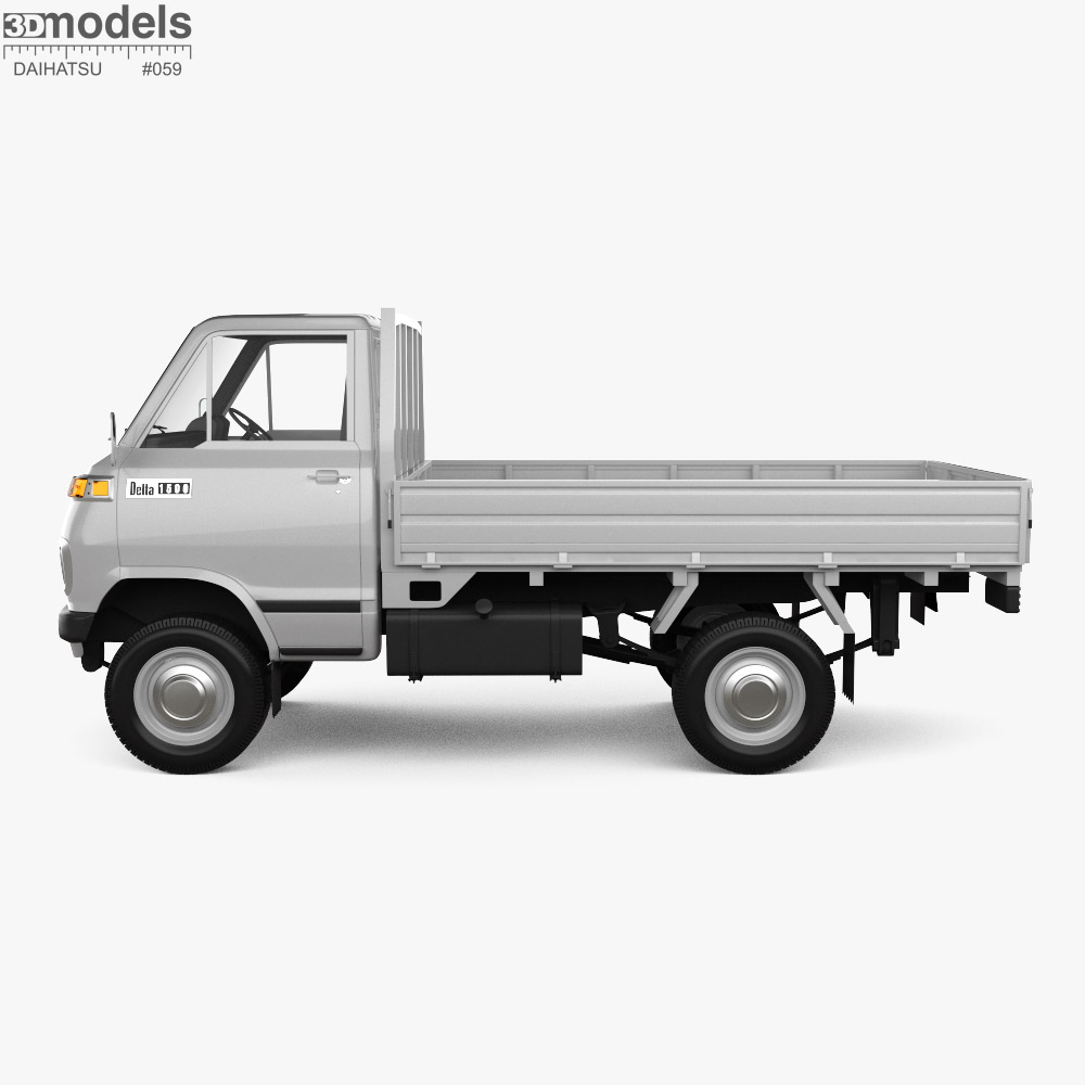 Daihatsu Delta 1500 1977 3D model - Download Truck on 3DModels.org