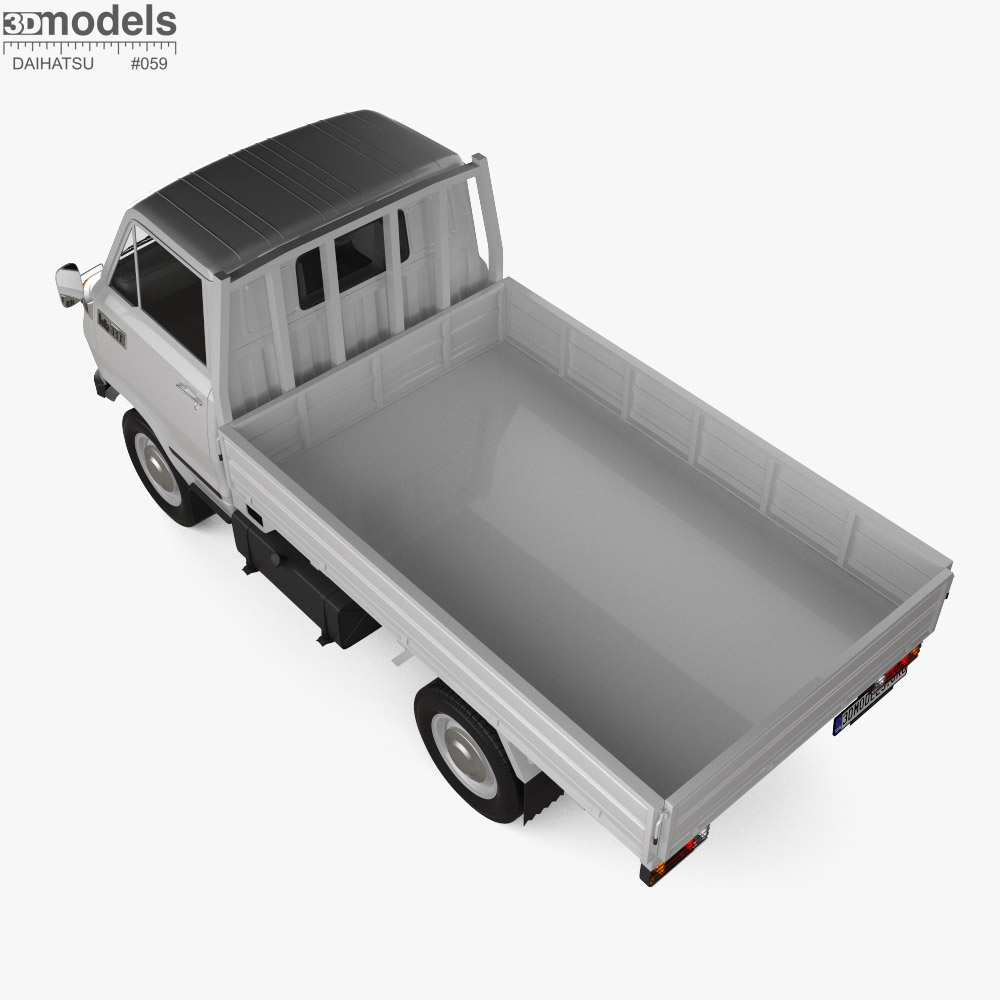 Daihatsu Delta 1500 1977 3D model - Download Truck on 3DModels.org