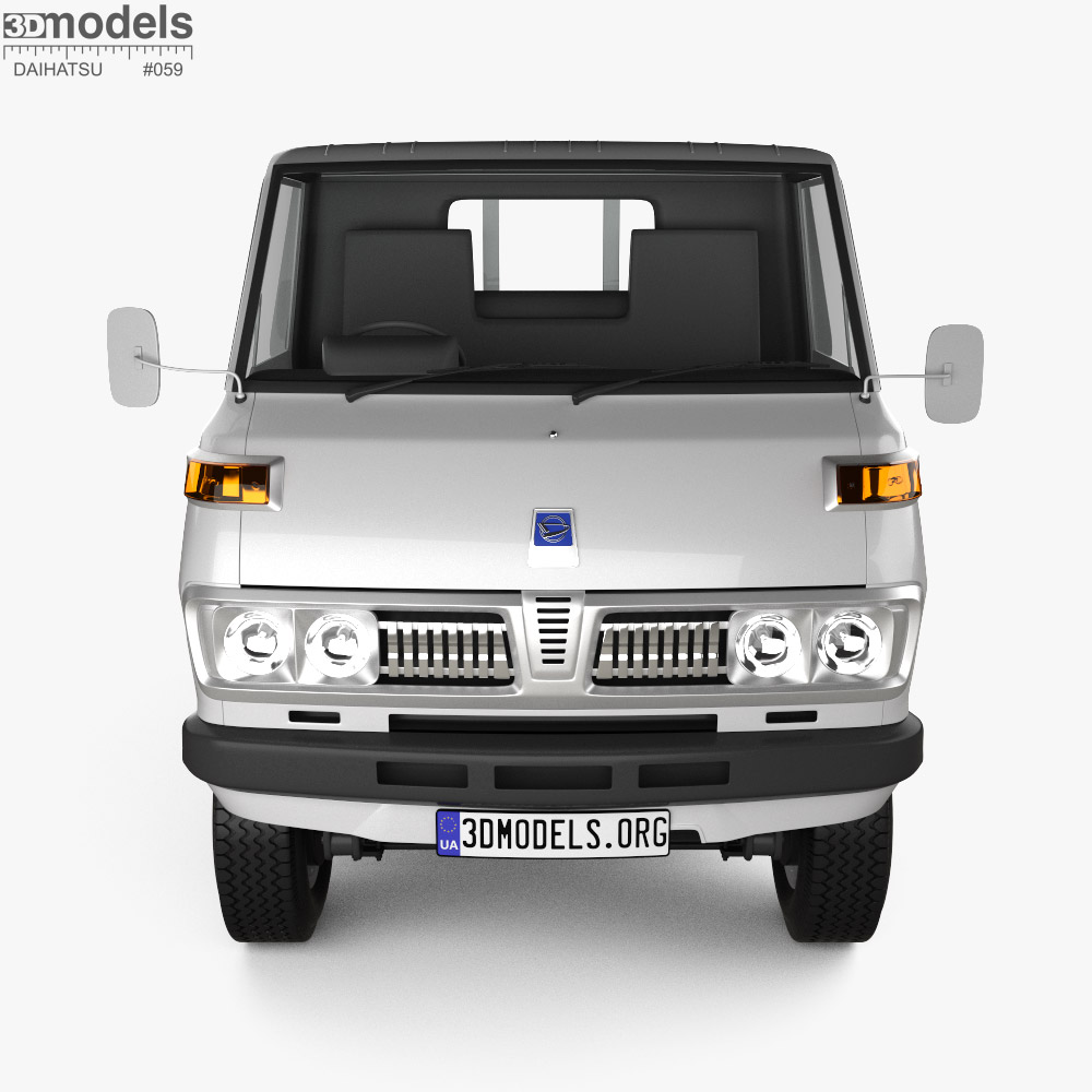 Daihatsu Delta 1500 1977 3D model - Download Truck on 3DModels.org