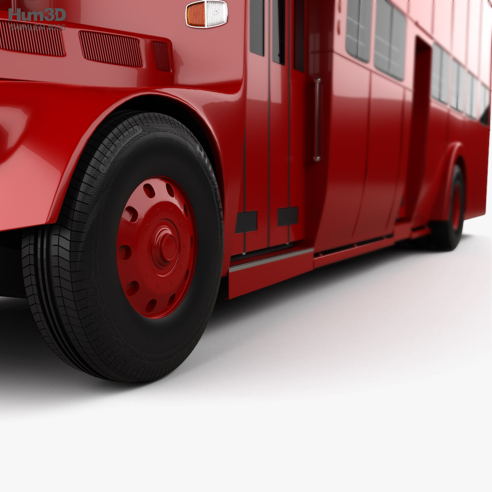 Daimler E Double-Decker Bus 1965 3D model - Download Bus on 3DModels.org