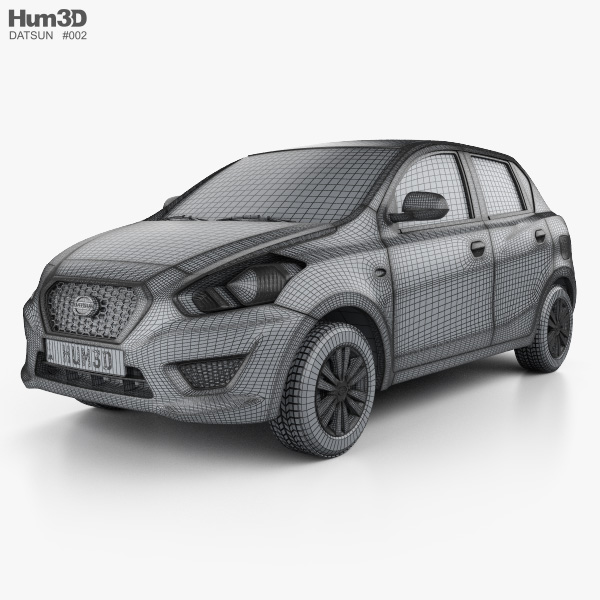 Datsun GO 2017 3D model - Download Hatchback on 3DModels.org