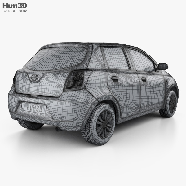 Datsun GO 2017 3D model - Download Hatchback on 3DModels.org