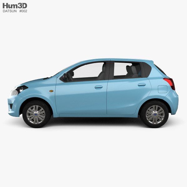 Datsun GO 2017 3D model - Download Hatchback on 3DModels.org