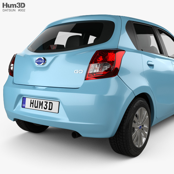 Datsun GO 2017 3D model - Download Hatchback on 3DModels.org