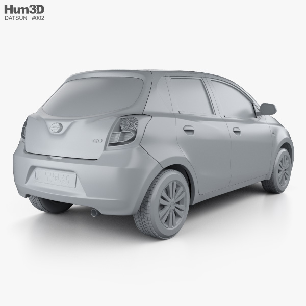 Datsun GO 2017 3D model - Download Hatchback on 3DModels.org
