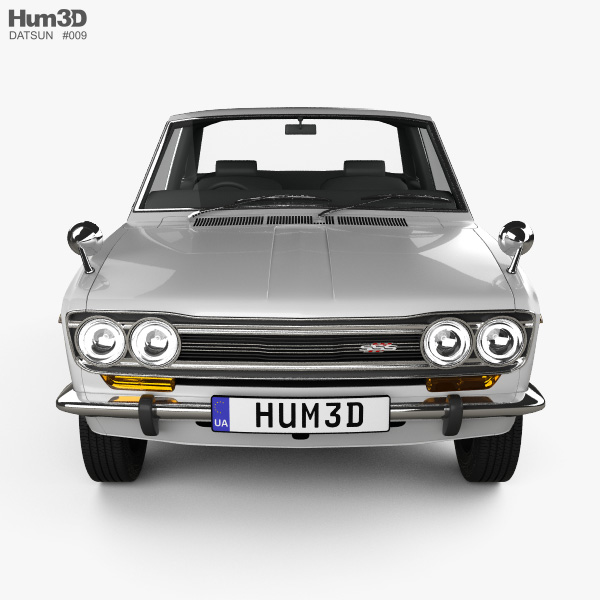 Datsun Bluebird 1600 SSS Coupe 1968 3D model - Download Sports car on ...