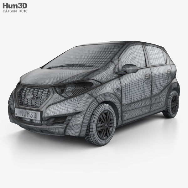 Datsun Redi GO 2019 3D model - Download Hatchback on 3DModels.org