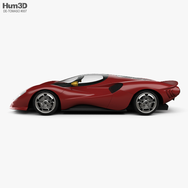 De Tomaso P72 2023 3D model - Download Sports car on 3DModels.org