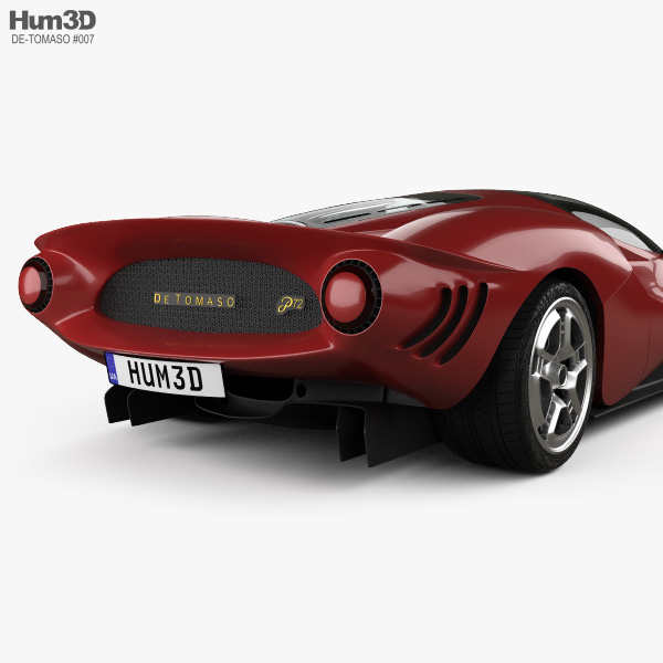De Tomaso P72 2023 3D model - Download Sports car on 3DModels.org