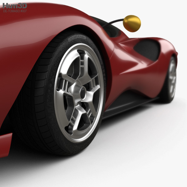 De Tomaso P72 2023 3D model - Download Sports car on 3DModels.org