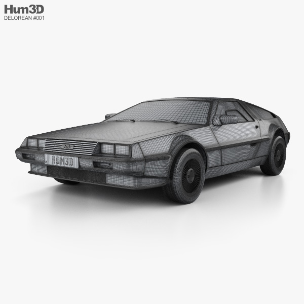 DeLorean DMC-12 1981 3D model - Download Sports car on 3DModels.org
