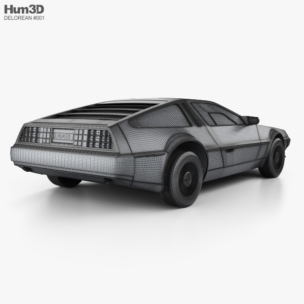 DeLorean DMC-12 1981 3D model - Download Sports car on 3DModels.org