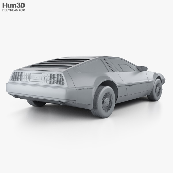 DeLorean DMC-12 1981 3D model - Download Sports car on 3DModels.org