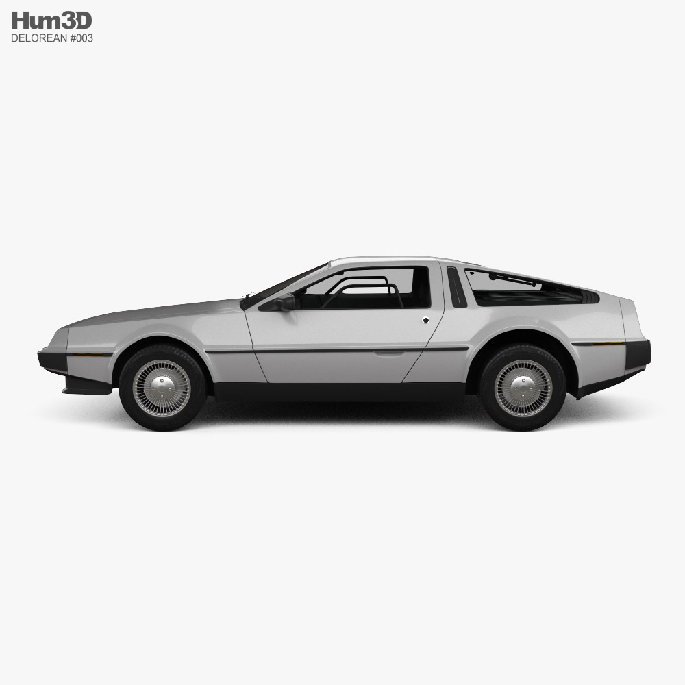 DeLorean DMC-12 con interior y motor 1984 Modelo 3D - Descargar Sports ...