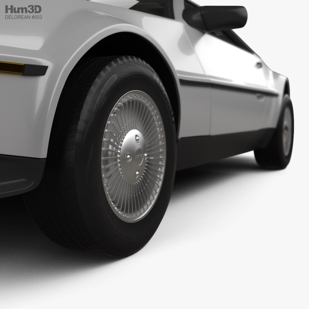 DeLorean DMC-12 con interior y motor 1984 Modelo 3D - Descargar Sports ...