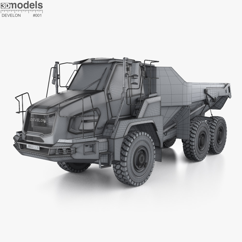 Develon DA30-5 ATD Articulated Dump Truck 2025 3D model - Download ...