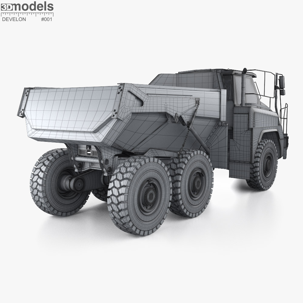 Develon DA30-5 ATD Articulated Dump Truck 2025 3D model - Download ...