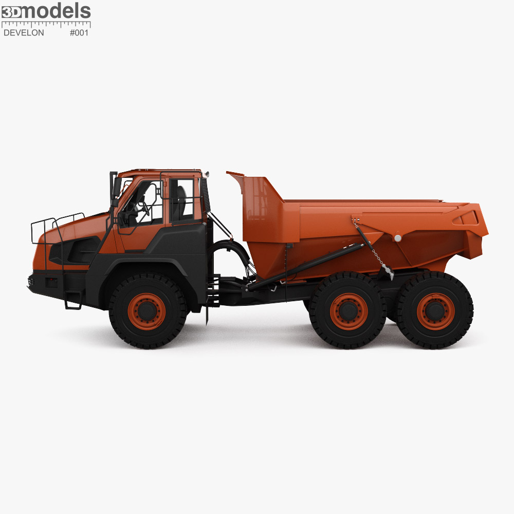 Develon DA30-5 ATD Articulated 덤프 트럭 2025 3D 모델 - 다운로드 트럭 on 3DModels.org