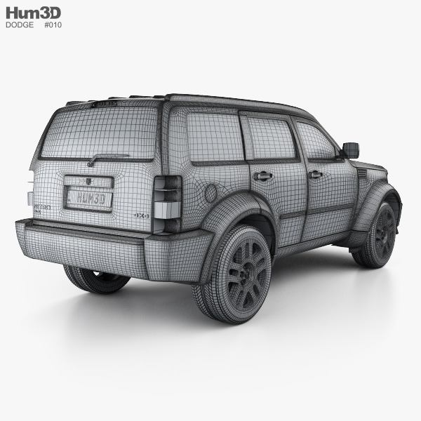 Dodge Nitro 2014 3D model - Download Crossover SUV on 3DModels.org