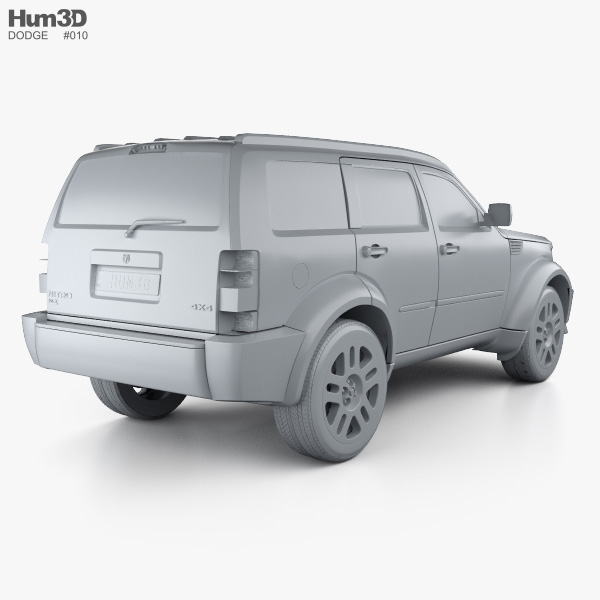 Dodge Nitro 2014 3D model - Download Crossover SUV on 3DModels.org