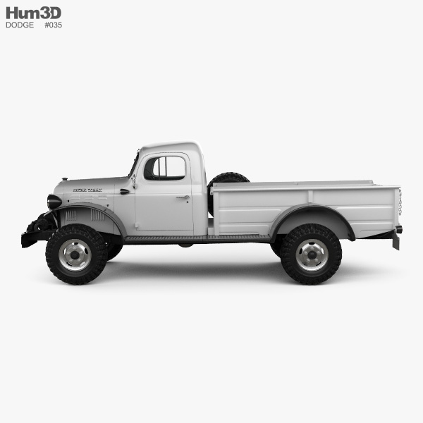 Dodge Power Wagon 1946 3D model - Download Truck on 3DModels.org