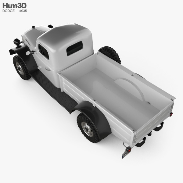 Dodge Power Wagon 1946 3D model - Download Truck on 3DModels.org