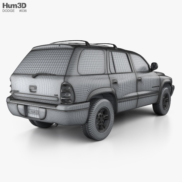 Dodge Durango 2003 3D model - Download Crossover SUV on 3DModels.org