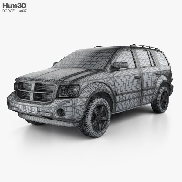 Dodge Durango 2009 3D model - Download Crossover SUV on 3DModels.org