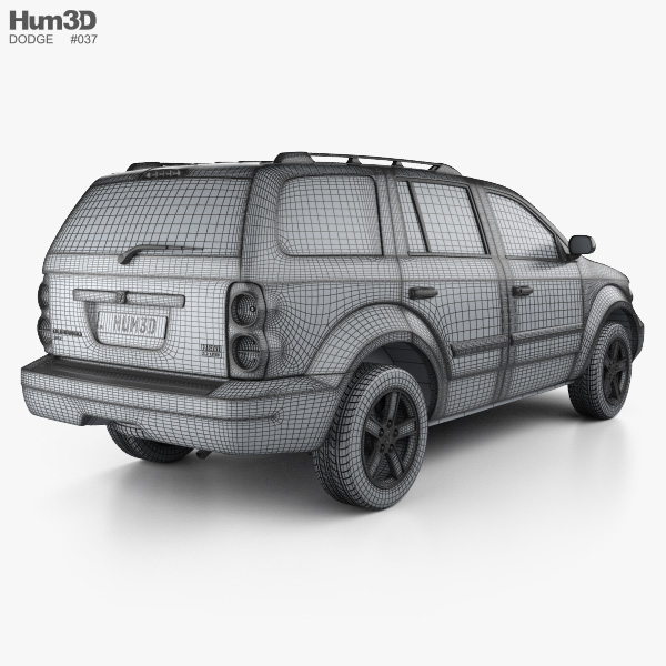 Dodge Durango 2009 3D model - Download Crossover SUV on 3DModels.org