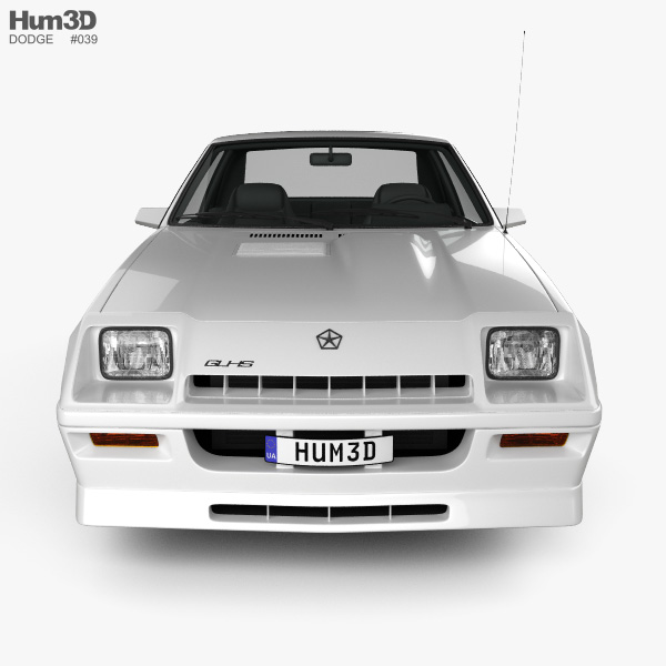 Dodge Charger L-body 1987 Modelo 3D - Descargar Hatchback on 3DModels.org